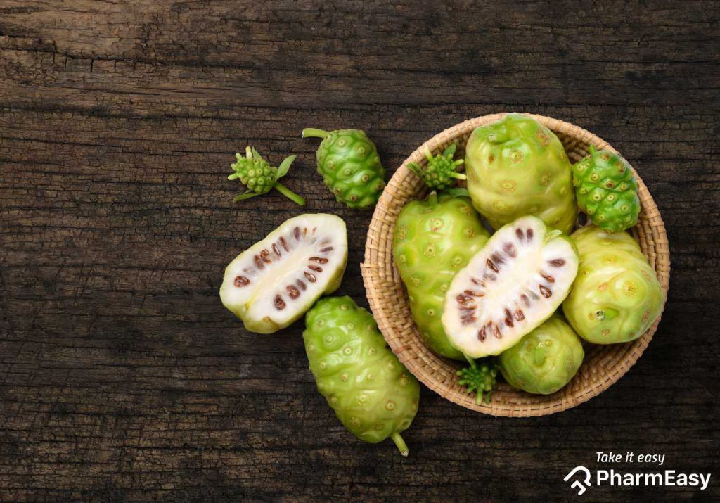 Noni Fruit Juice: Benefits, Uses, Side Effects & More | PharmEasy