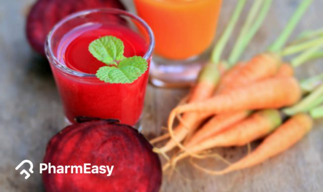 Carrot Beetroot Juice: Benefits, Uses, Side Effects and More | PharmEasy